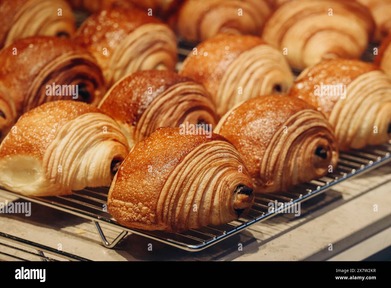 Pain au chocolat breakfast table hi-res stock photography and images ...