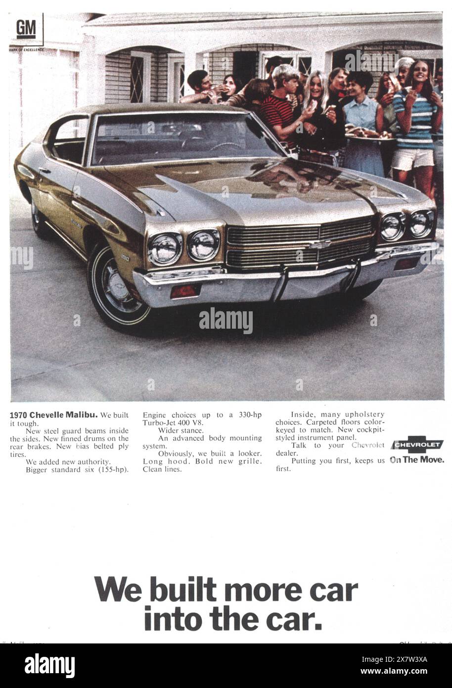 1970 Chevrolet Chevelle Malibu Ad Stock Photo - Alamy