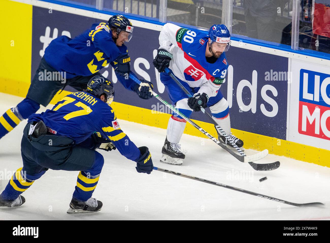 Ostrava, Czech Republic. 21st May, 2024. Sweden vs. Slovakia group B ...