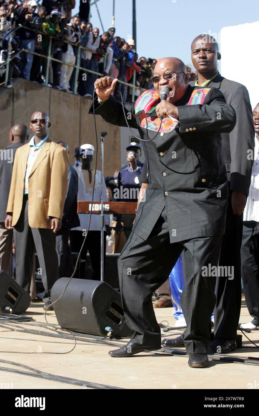 7 May 2016 - Jacob Zuma during the Imbizo organised by Zuma's friends ...