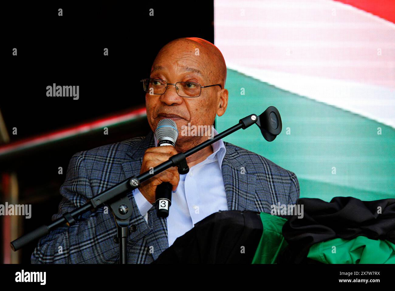 Durban 25 July 2016 South Africas President Jacob Zuma At The