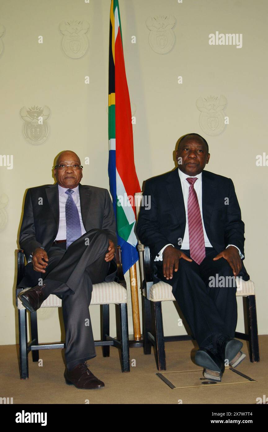 30 April 2015 - President Jacob Zuma and deputy president Cyril ...