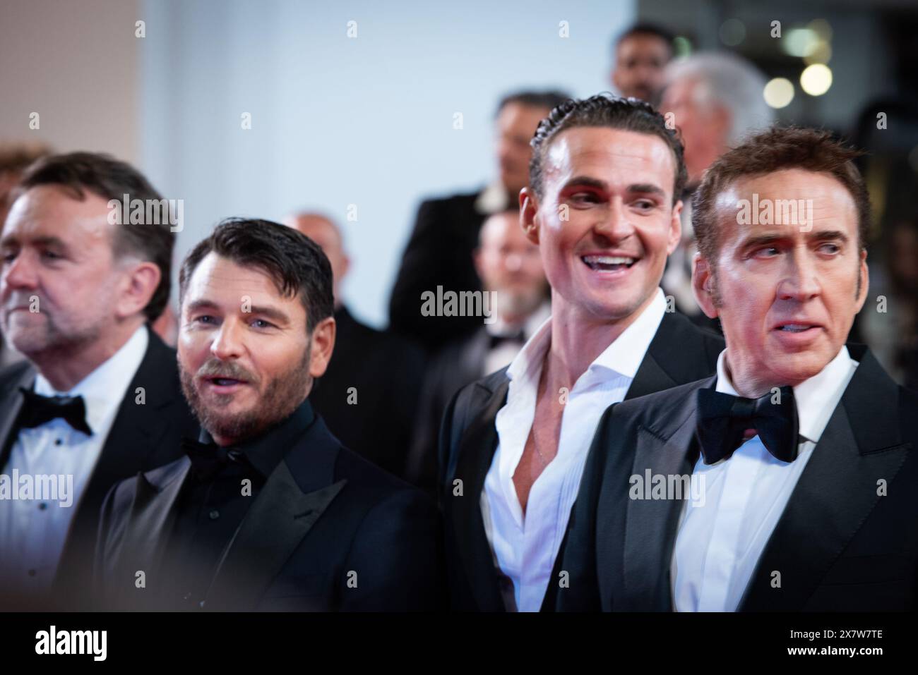 Cannes, France. 17th May, 2024. Justin Rosniak, Alexander Bertrand and ...