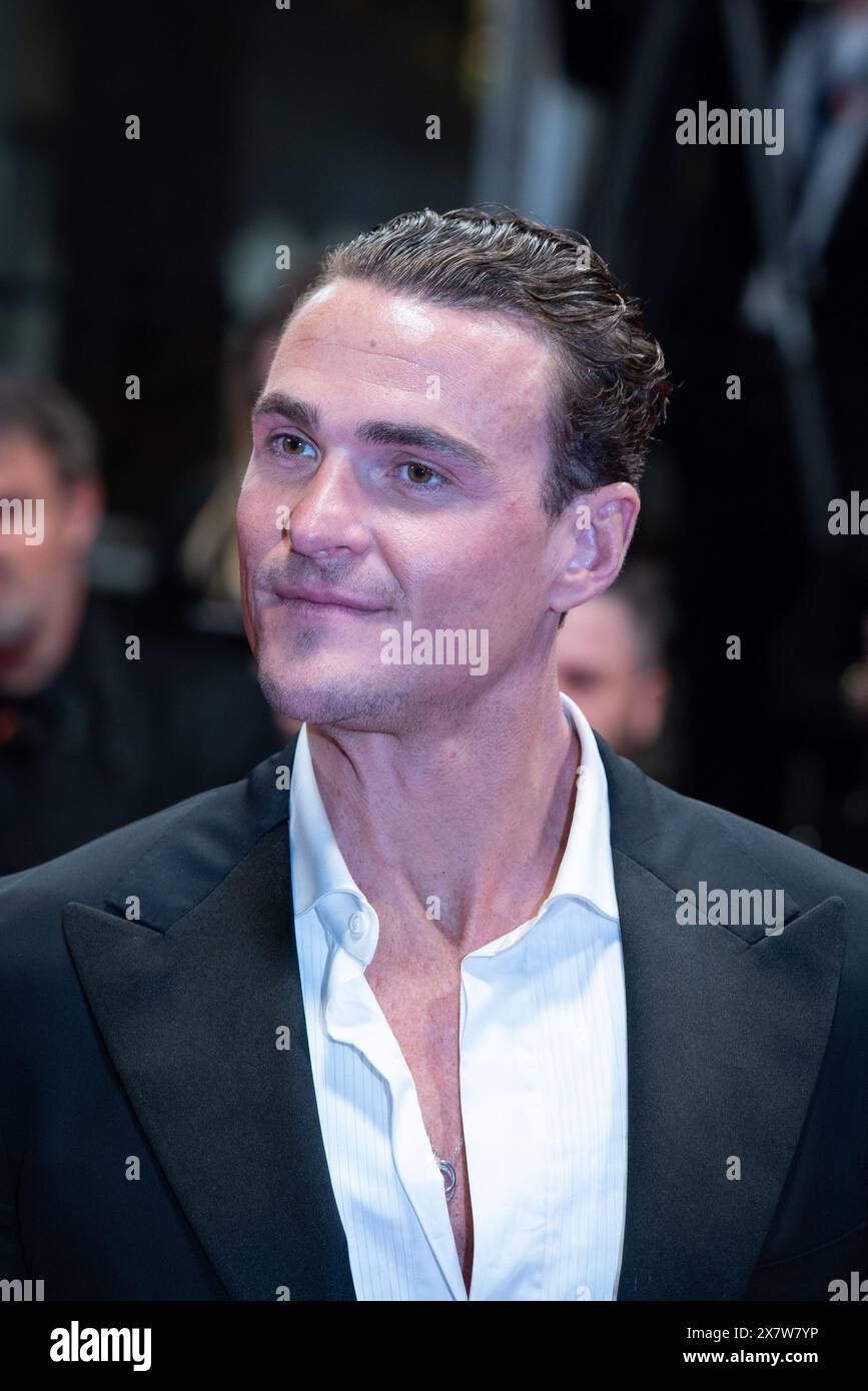 Cannes, France. 17th May, 2024. Alexander Bertrand attends "The Surfer" Red Carpet at the 77th ...