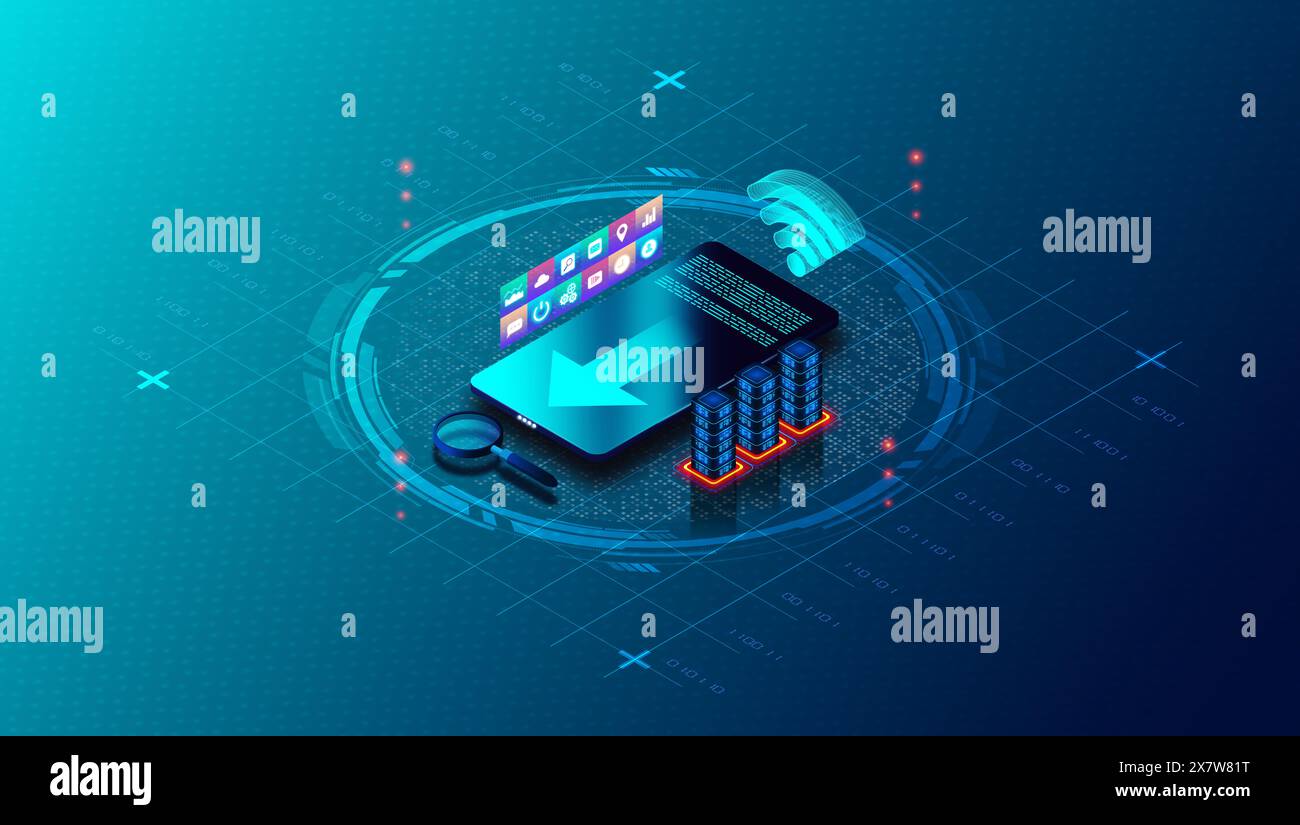 Innovative Mobile Apps Technology Concept - Innovation in App Design ...