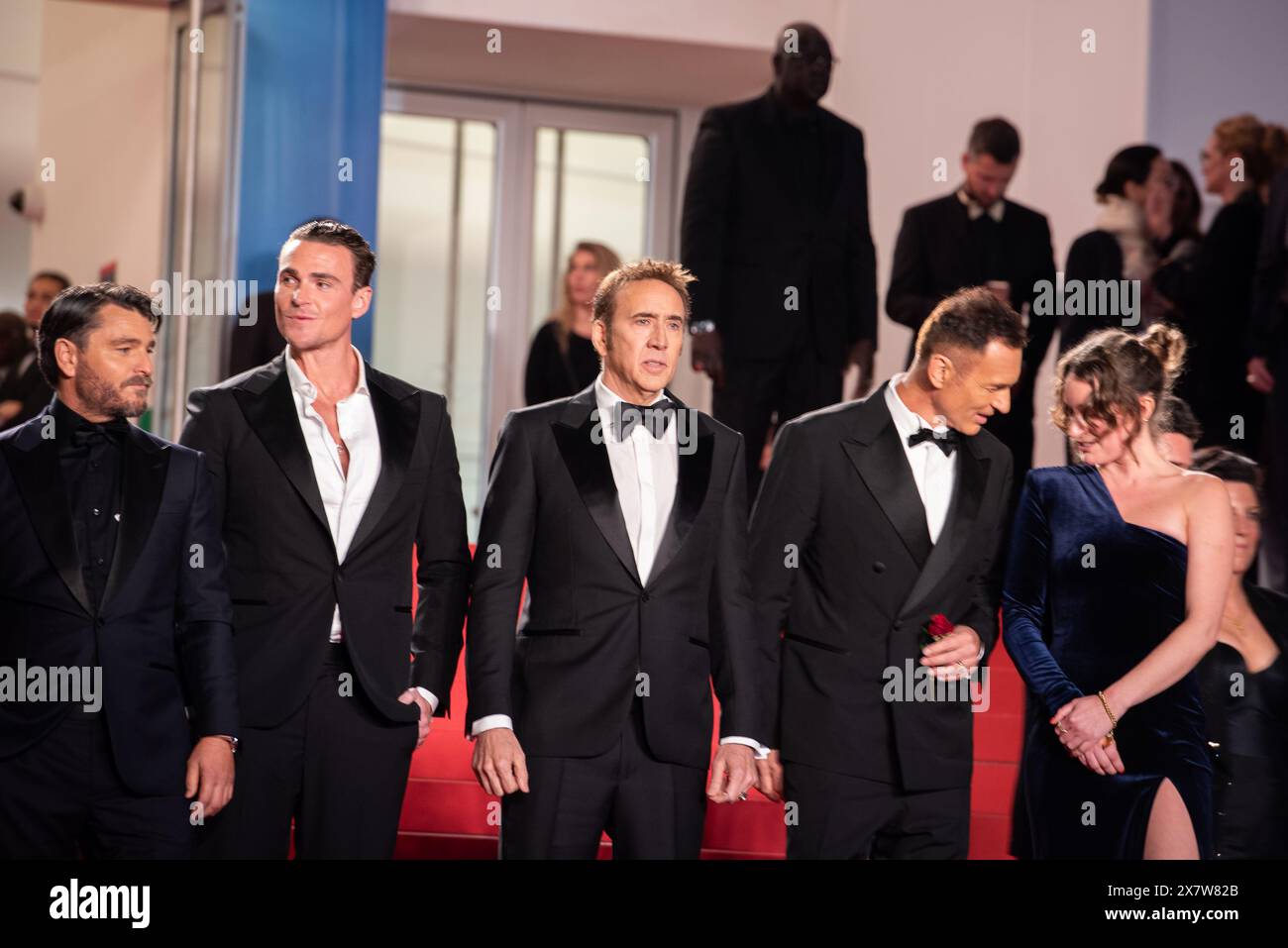 Cannes, France. 17th May, 2024. Austen Wilmot, Robert Connolly, a guest ...