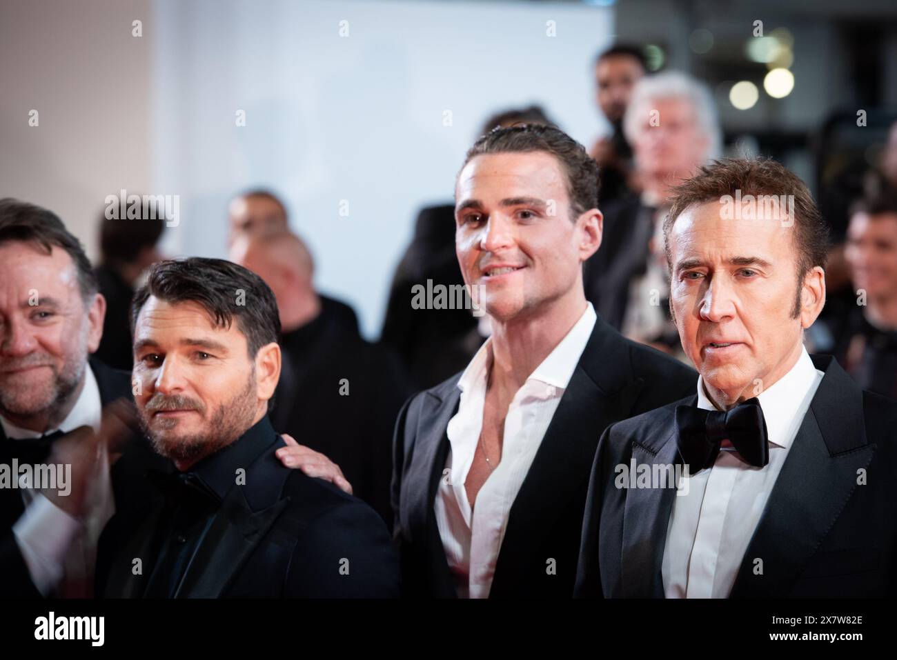 Cannes, France. 17th May, 2024. Justin Rosniak, Alexander Bertrand and ...