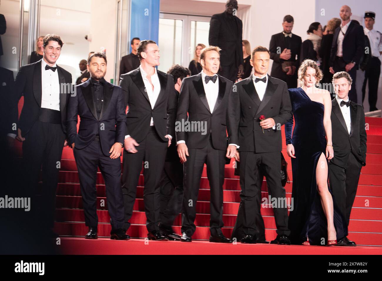 Cannes, France. 17th May, 2024. Austen Wilmot, Robert Connolly, a guest ...