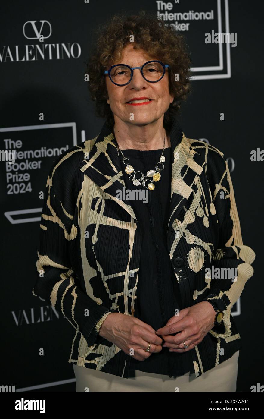 LONDON, ENGLAND - MAY 21 2024: Chair of the International Booker Prize 2024 judges Eleanor ...