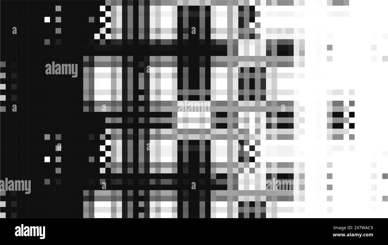 Pixel disintegration background. Art 8 bit objects. Decay effect ...