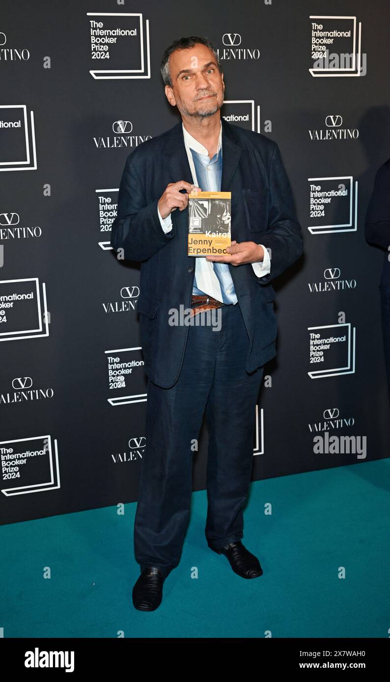LONDON, ENGLAND - MAY 21 2024: Translator Michael Hofman attends The International Booker Prize ...