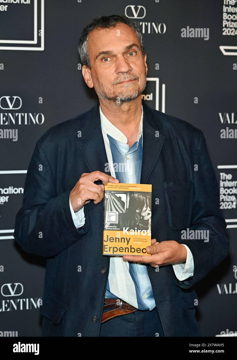 LONDON, ENGLAND - MAY 21 2024: Translator Michael Hofman attends The International Booker Prize ...