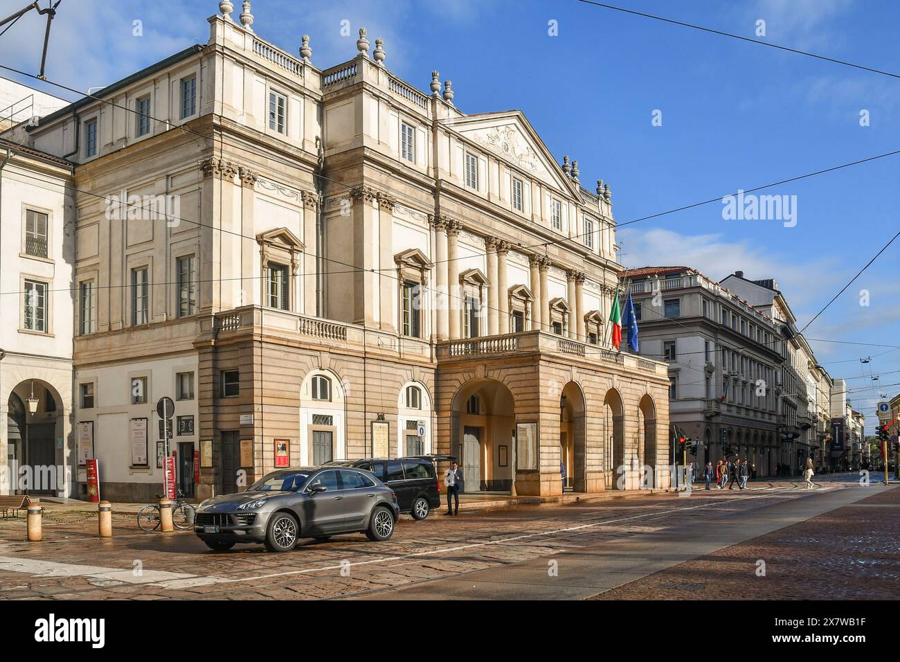 Teatro alla Scala, a historic opera house designed by Giuseppe ...