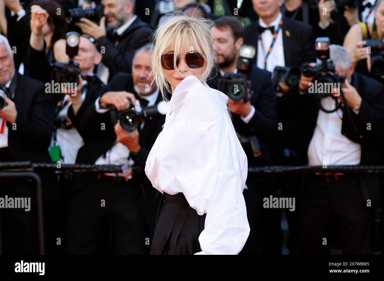 Emmanuelle Beart bei der Premiere des Kinofilms 'Marcello Mio' auf dem ...