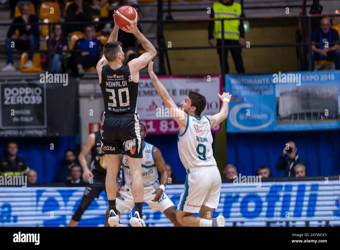 Desio, Italy. 21st May, 2024. Monaldi Diego (APU Udine) and Nicola ...