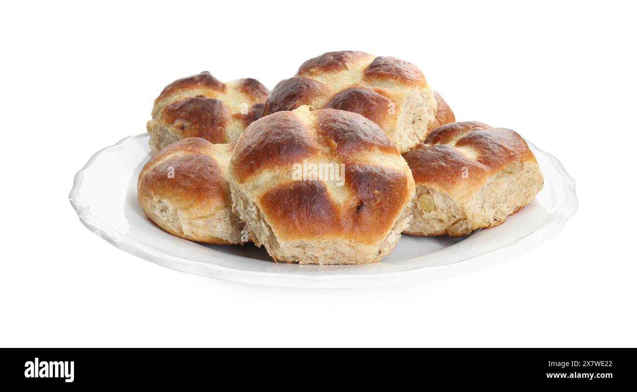 Fresh homemade hot cross Cut Out Stock Images & Pictures - Alamy