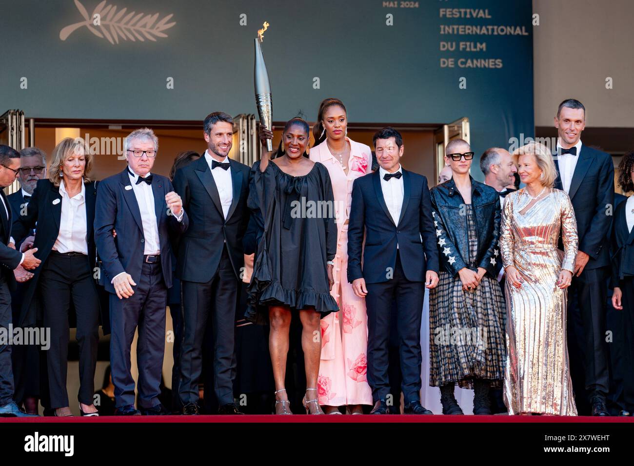 Cannes, France. 21th May, 2024. Thierry Rey, Tony Estanguet, Marie-José ...