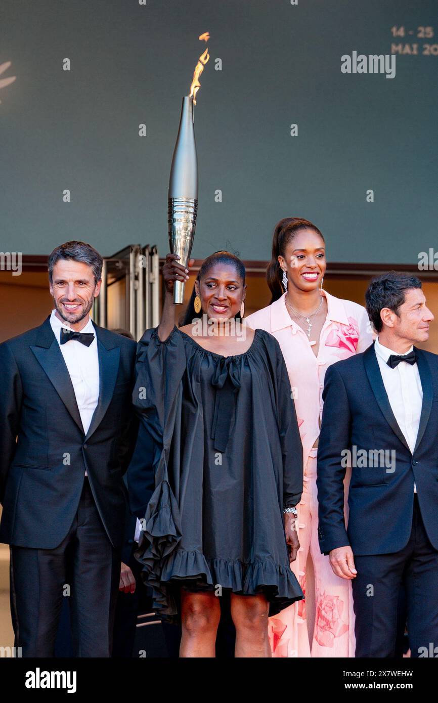 Cannes, France. 21th May, 2024. Tony Estanguet,, Marie-José Pérec ...