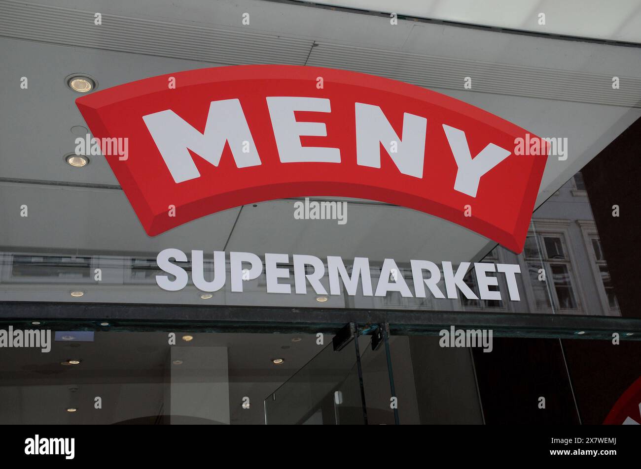 Copenhagen/ Denmark/21 MAY 2024/ Meny grocery store in danish capital ...