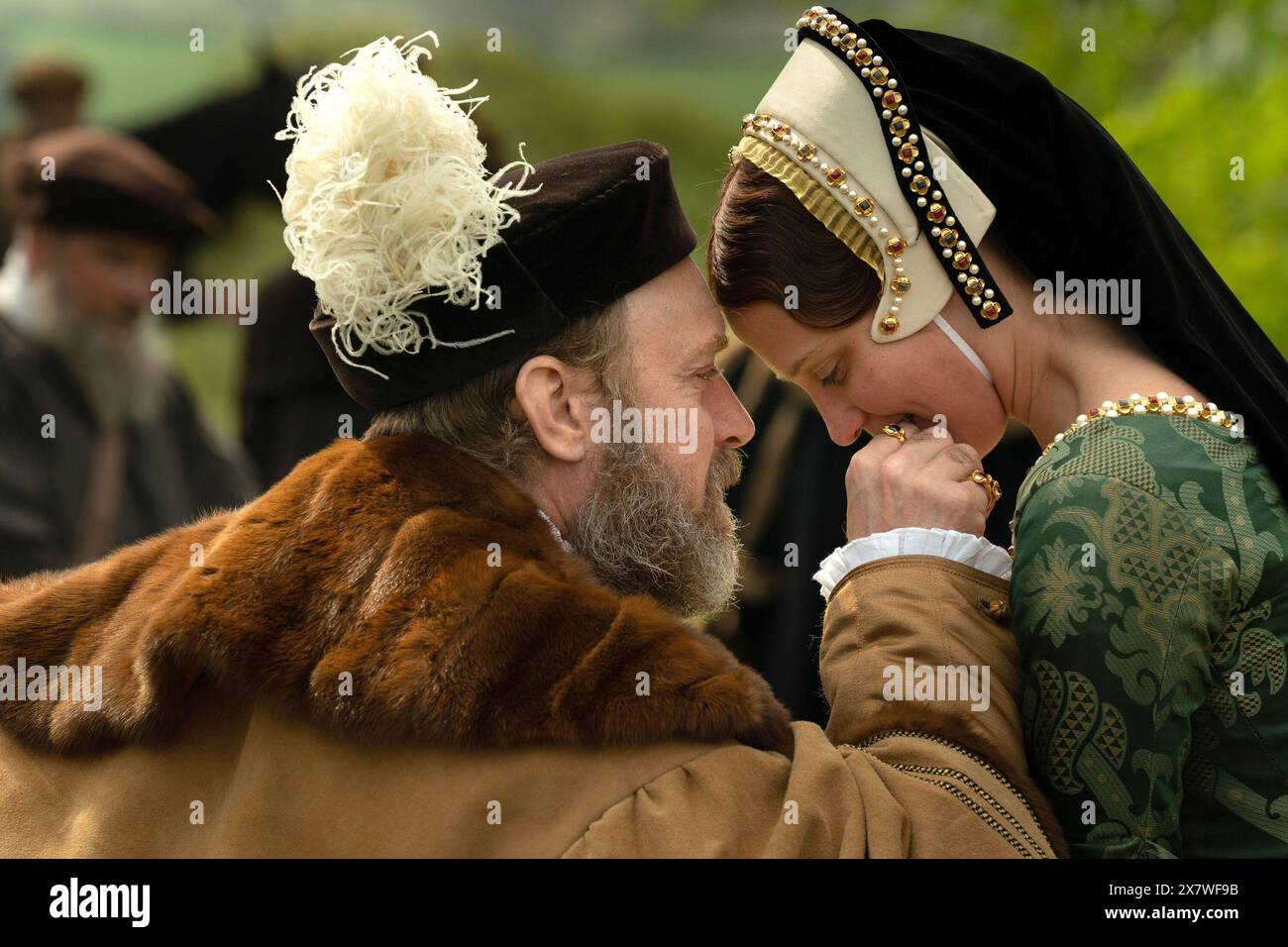FIREBRAND, from left: Jude Law as Henry VIII, Alicia Vikander as ...