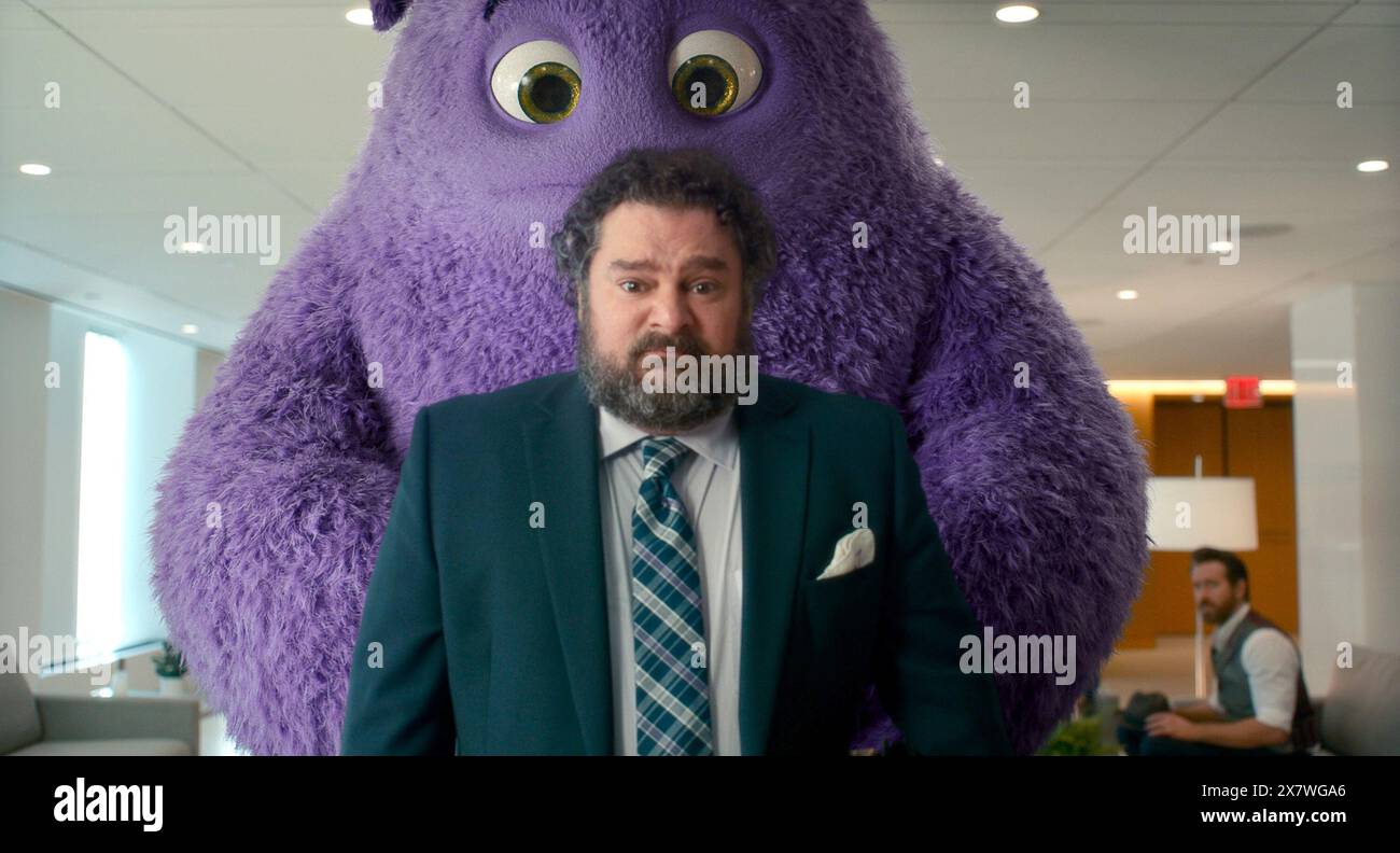 IF, center from top: Blue (voice: Steve Carell), Bobby Moynihan; right ...