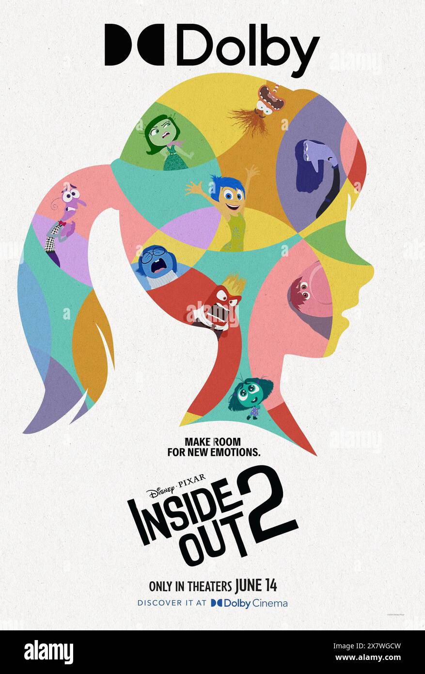INSIDE OUT 2, US Dolby Cinema poster, large profile: Riley Andersen ...