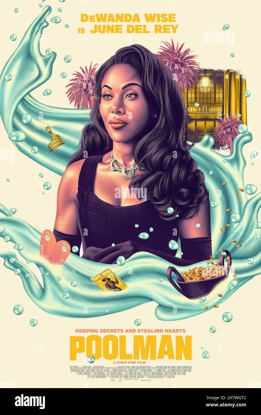 POOLMAN, US character poster, DeWanda Wise, 2023. © Vertical ...