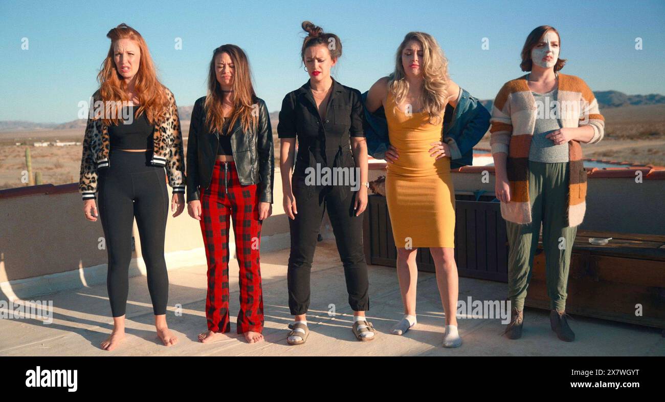 SCREAM THERAPY, from left: Claire Dellamar, Mandie Cheung, Harley ...