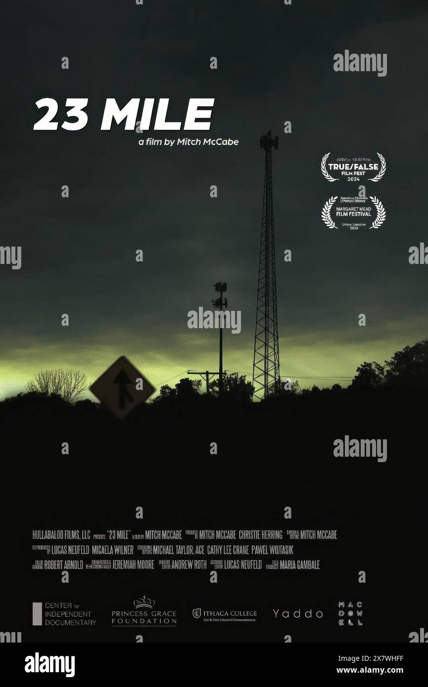 23 MILE, poster, 2024. © Hullabaloo Films / Courtesy Everett Collection ...