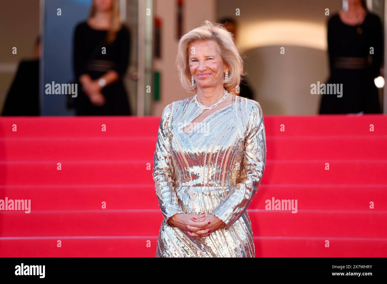 Iris Knobloch attends the red carpet premiere of 'Marcello Mio' during ...
