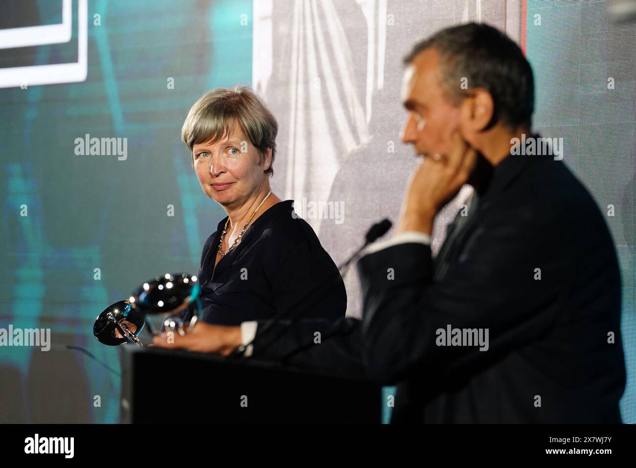 International Booker Prize 2024 winner Jenny Erpenbeck and translator ...