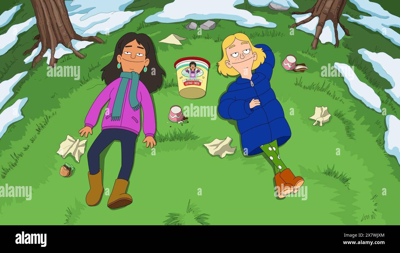 THE GREAT NORTH, from left: Kima (voice: Ariel Tweto), Judy Tobin ...