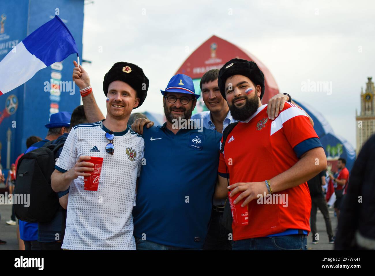 Drinking beer people russian flag hi-res stock photography and images ...