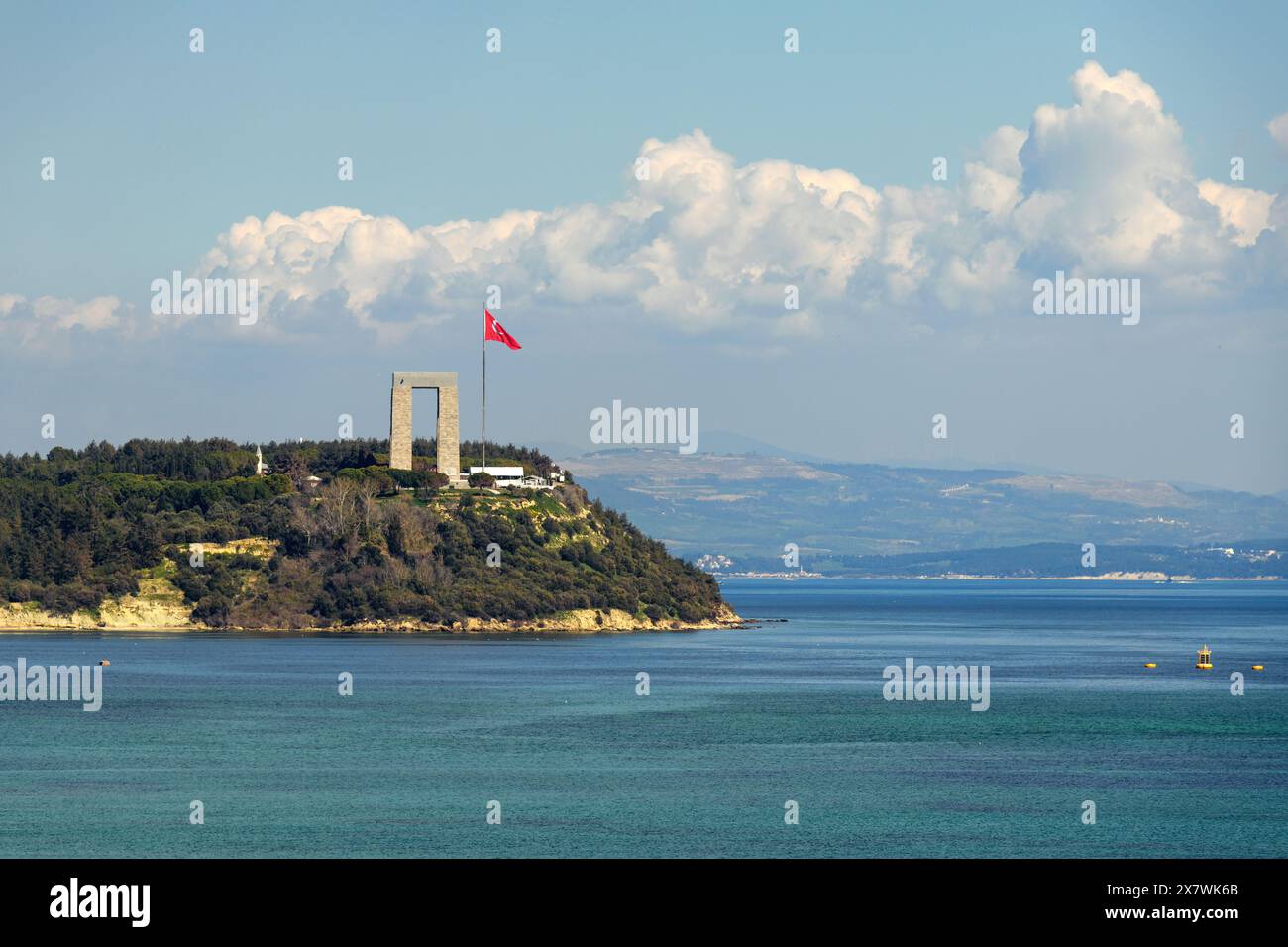 Canakkale, Turkey - Mar 18 2024: Photo of the Martyrs' Memorial in ...