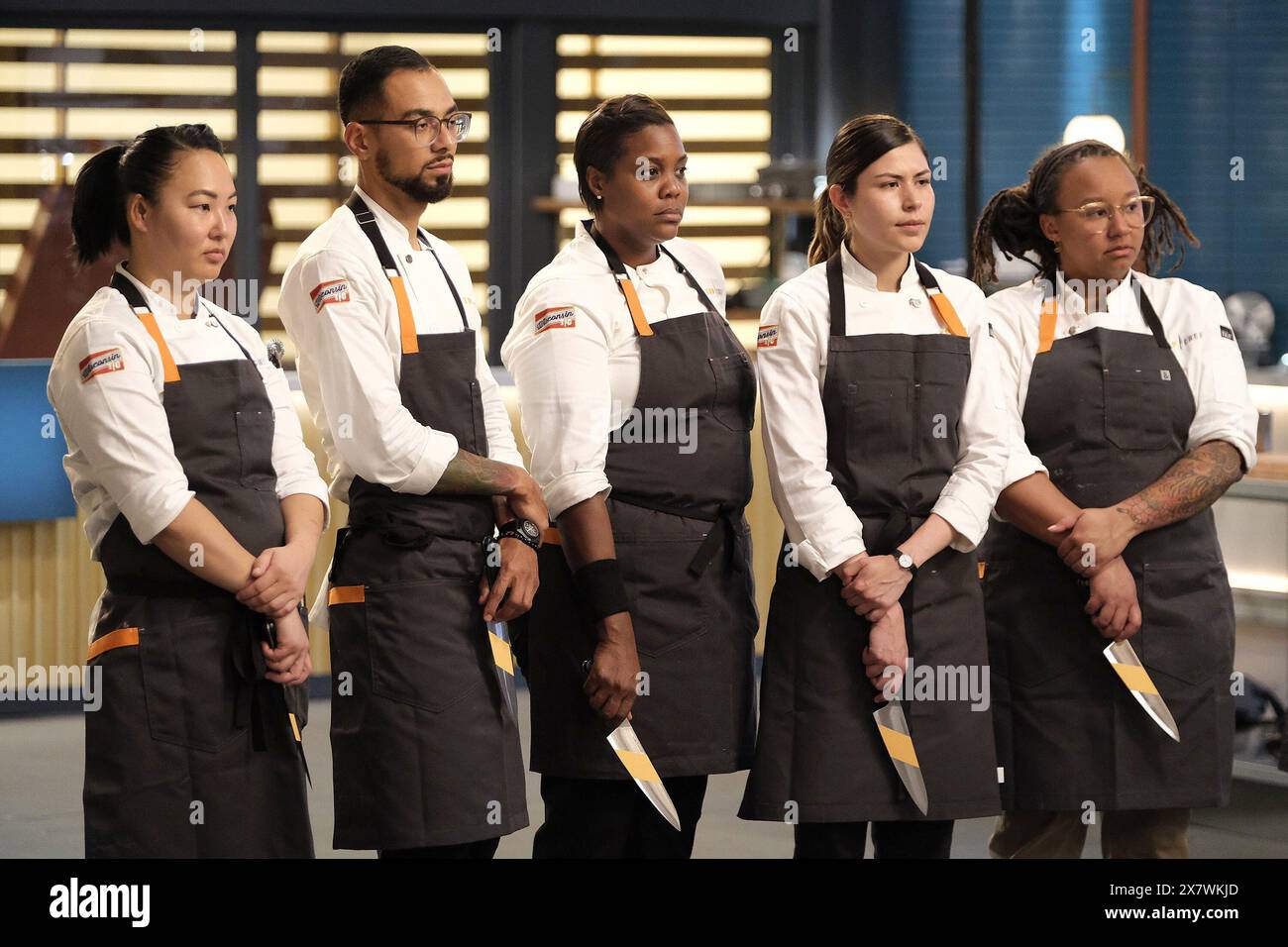 TOP CHEF, from left: Kaleena Bliss, Danny Garcia, Michelle Wallace ...