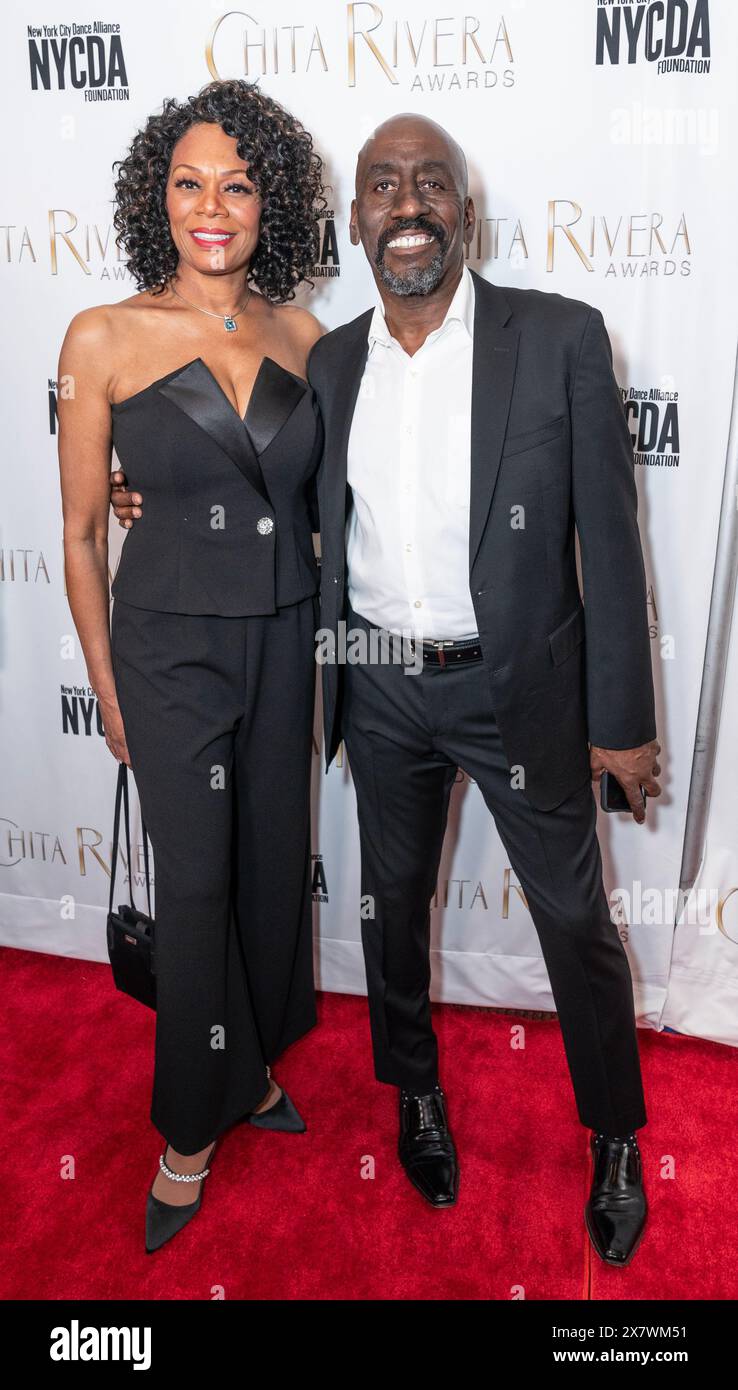 Stephanie Pope (L) attends the 2024 Chita Rivera Awards at NYU Skirball ...