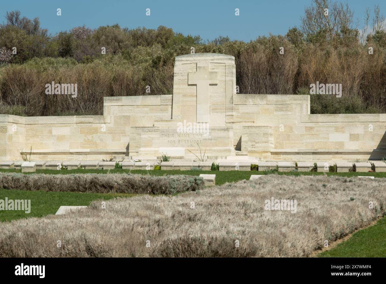 Canakkale, Turkey - Mar 18 2024: The photograph of V Beach Cemetery ...