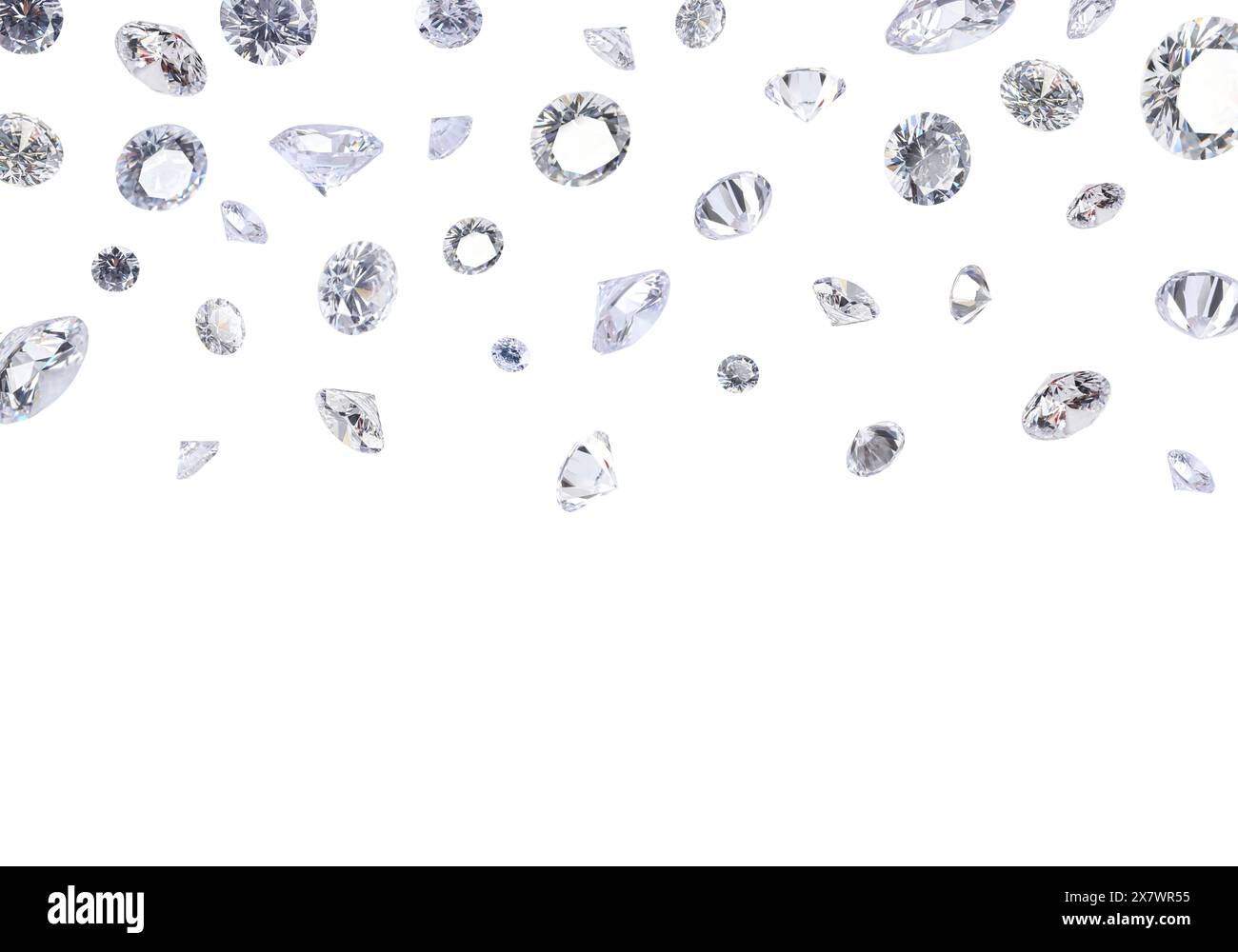 Shiny diamonds scattering hi-res stock photography and images - Alamy