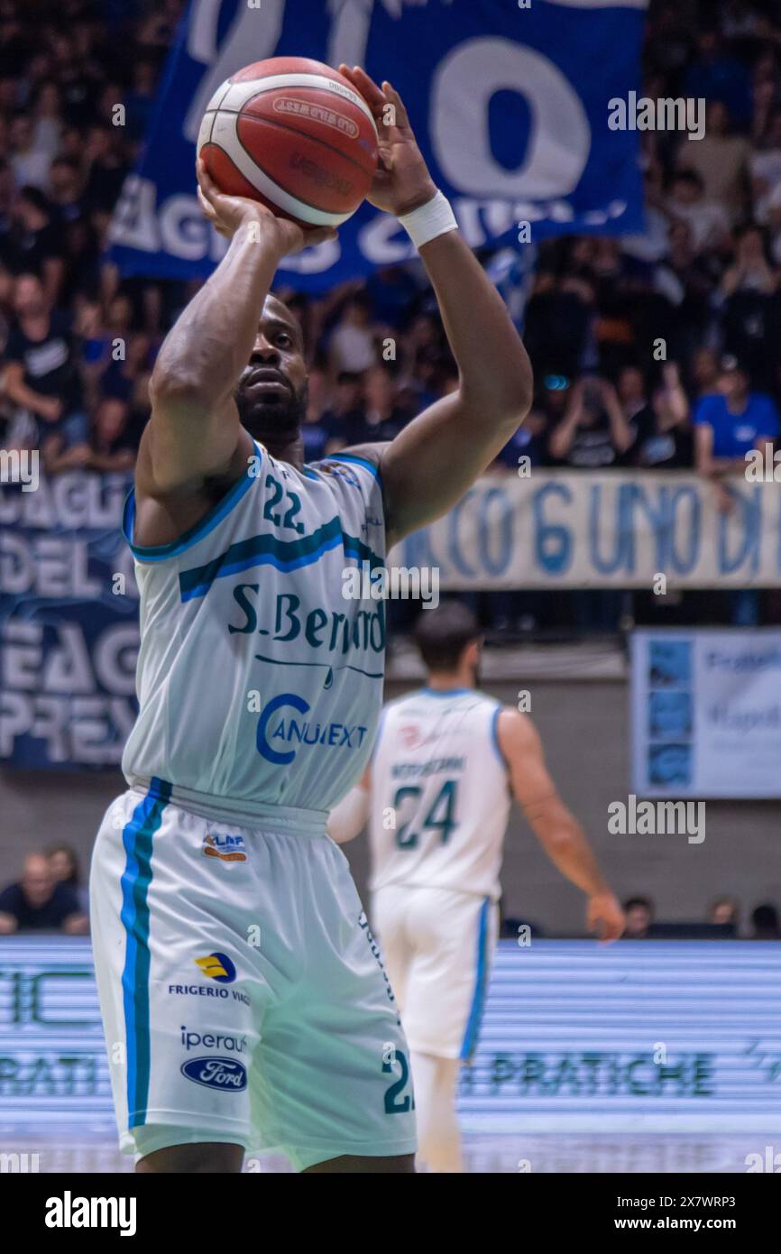Desio, Italy. 21st May, 2024. Anthony Hickey (Pallacanestro Cantu ...