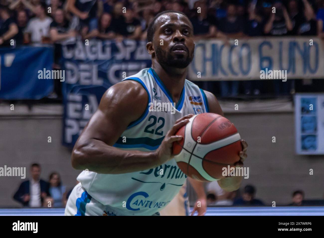 Desio, Italy. 21st May, 2024. Anthony Hickey (Pallacanestro Cantu ...
