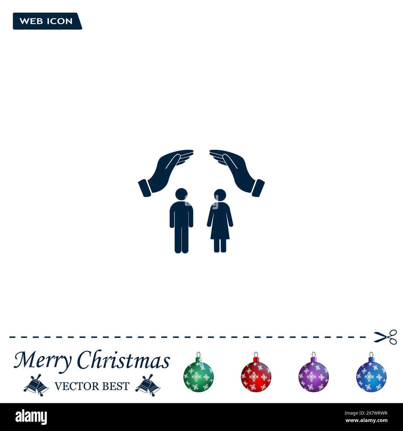 Hand man giving child Stock Vector Images - Alamy