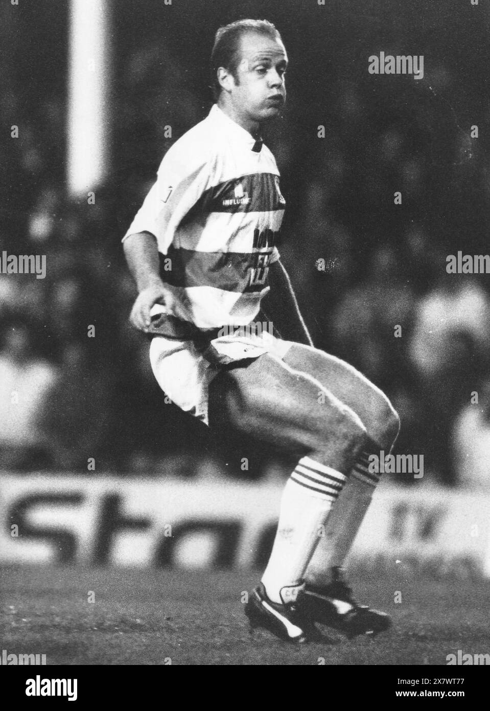 QPPR FORWARD COLIN CLARKE REGRETS HAVING A CURRY BEFORE THE GAME AT ...