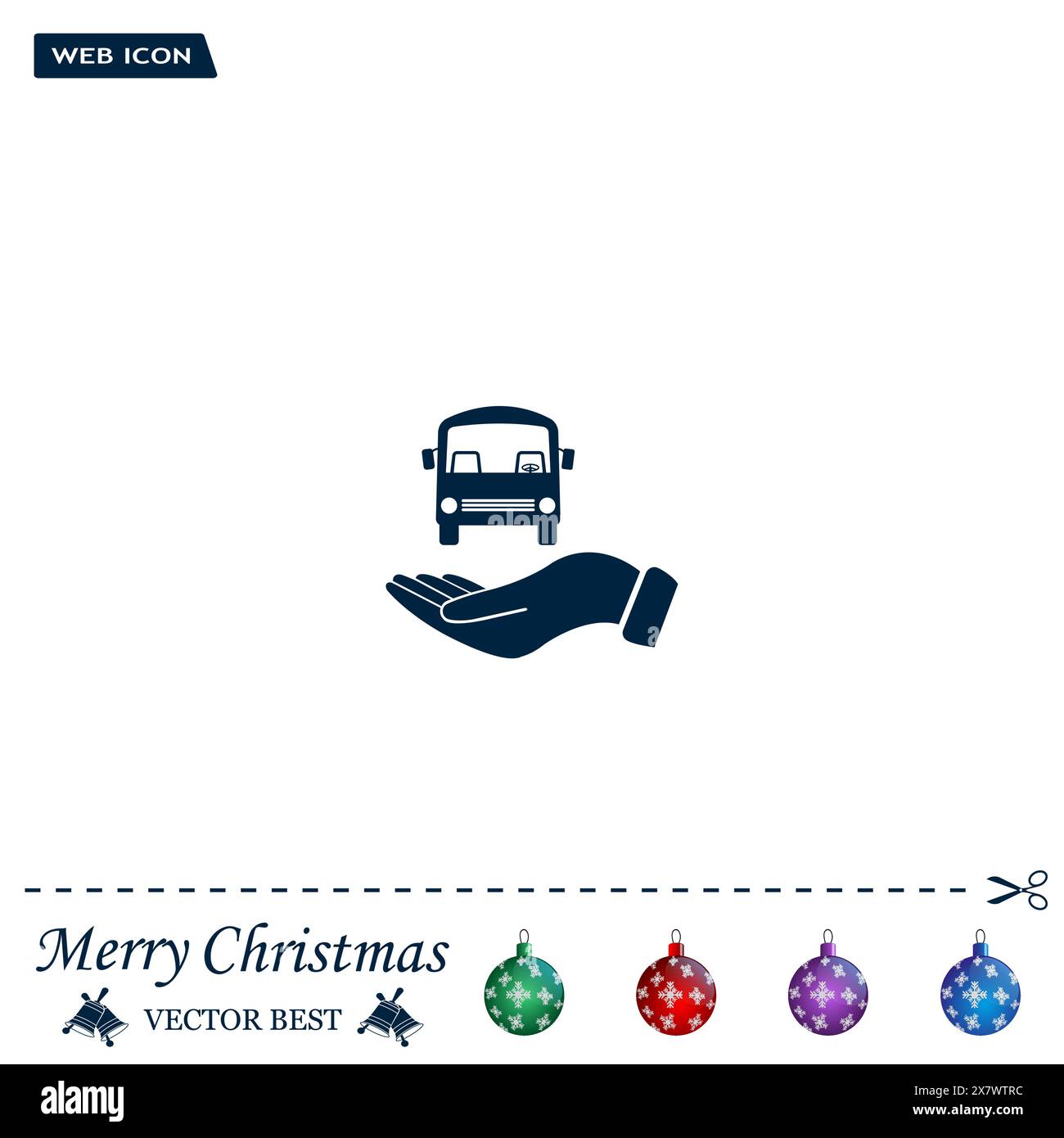 Hand truck simple flat Stock Vector Images - Alamy