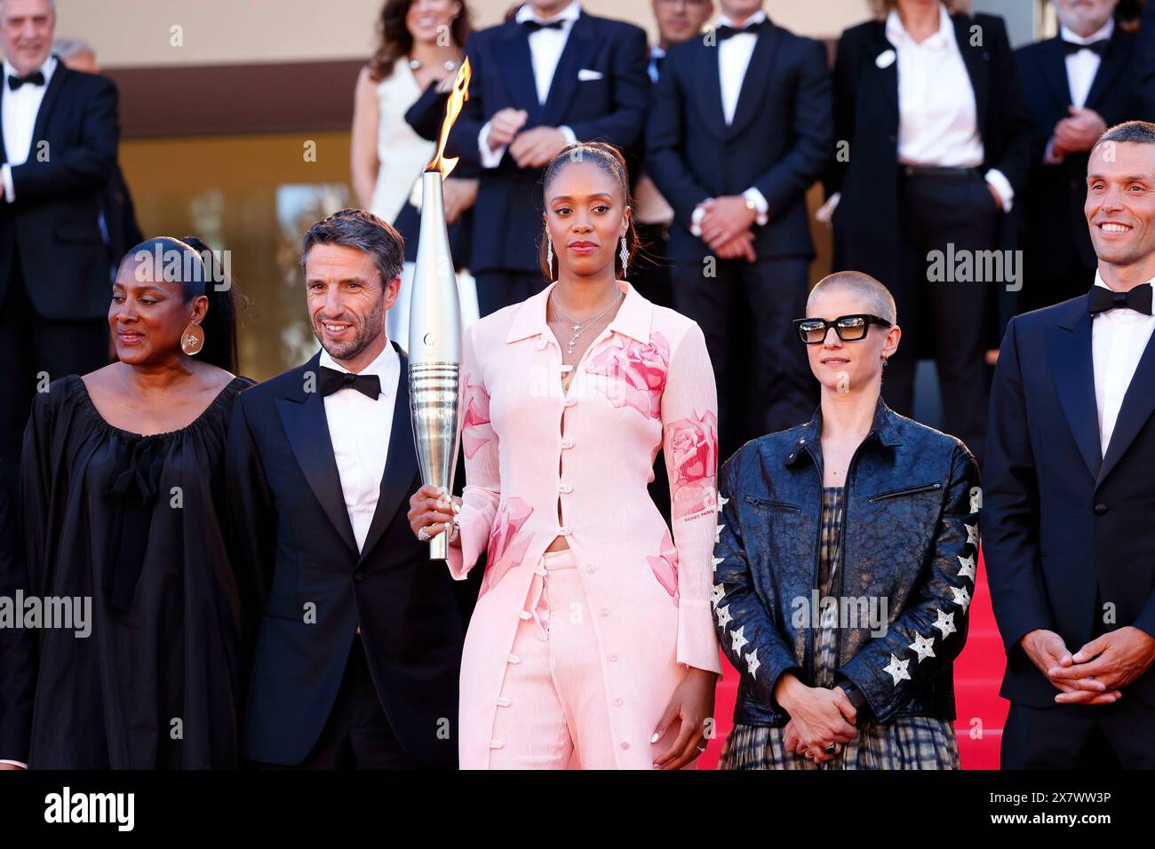Marie-Jose Perec, Tony Estanguet, Iliana Rupert and Marie Patouillet ...