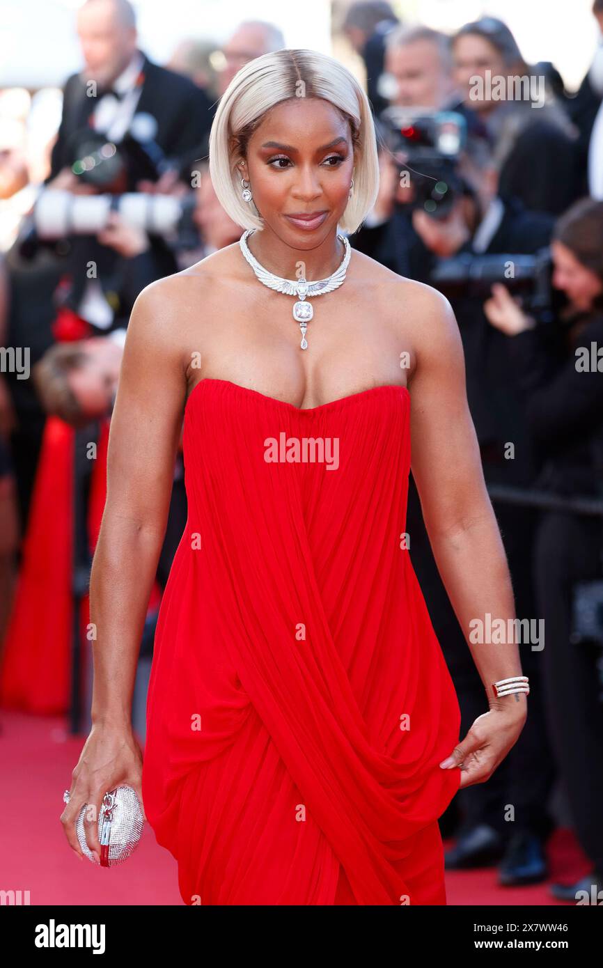 Kelly Rowland attends the red carpet premiere of 'Marcello Mio' during ...