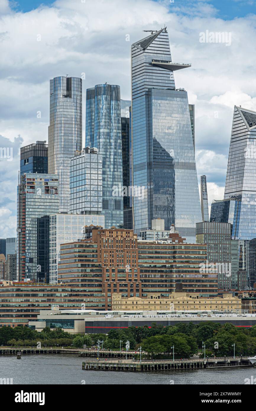 New York, NY, USA - August 1, 2023: Postal Service mail processing ...