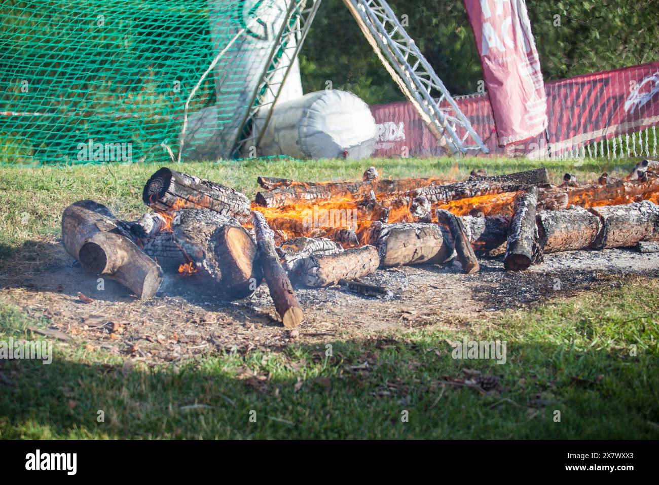 Merida, Spain - May 18th, 2024: FarinatoRace Merida 2024. Finish line ...