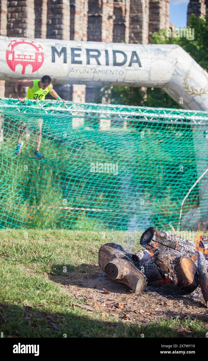 Merida, Spain - May 18th, 2024: FarinatoRace Merida 2024. Runner at ...