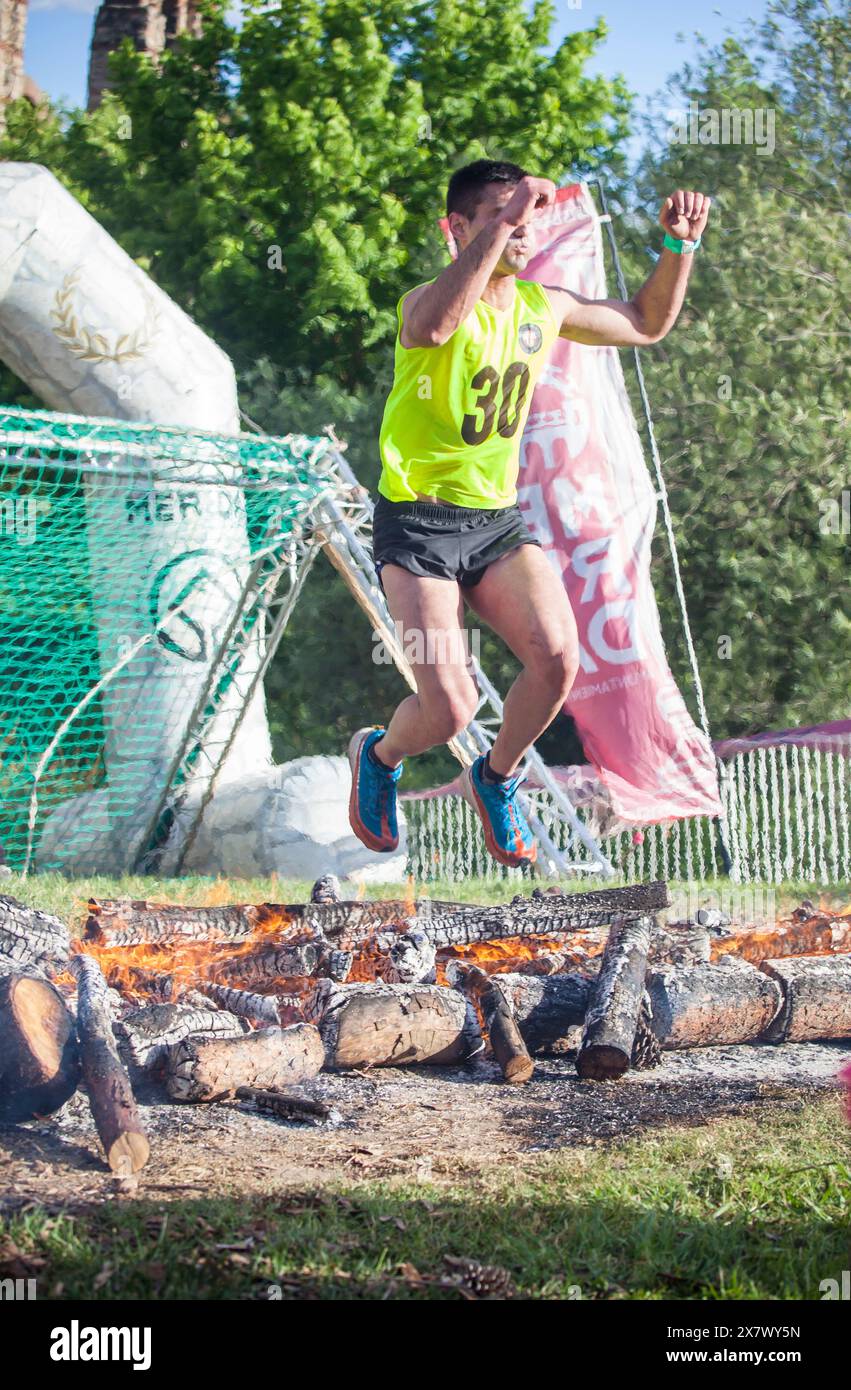 Merida, Spain - May 18th, 2024: FarinatoRace Merida 2024. Runner at ...