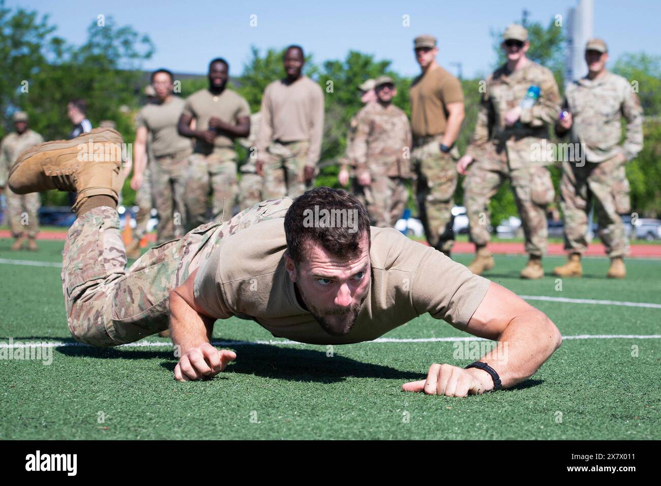 U.S. Air Force Senior Airman Andrew Stockdale, 375th Civil Engineer ...